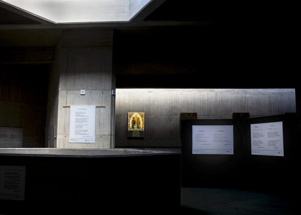 Exhibition of Bilingual Poems in Clifton Cathedral – Poems for…the wall